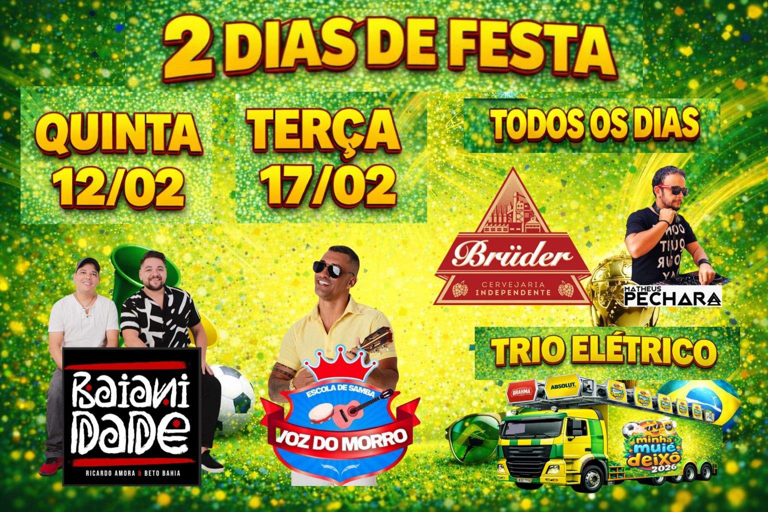 Portal Caparaó - Carnaval em Manhumirim começa na quinta-feira com o ...